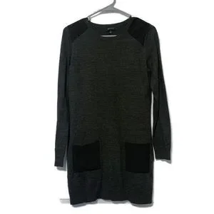 AB Studio | Sweaters | Ab Studio Grey Knit Sweater Vest With Pockets ...
